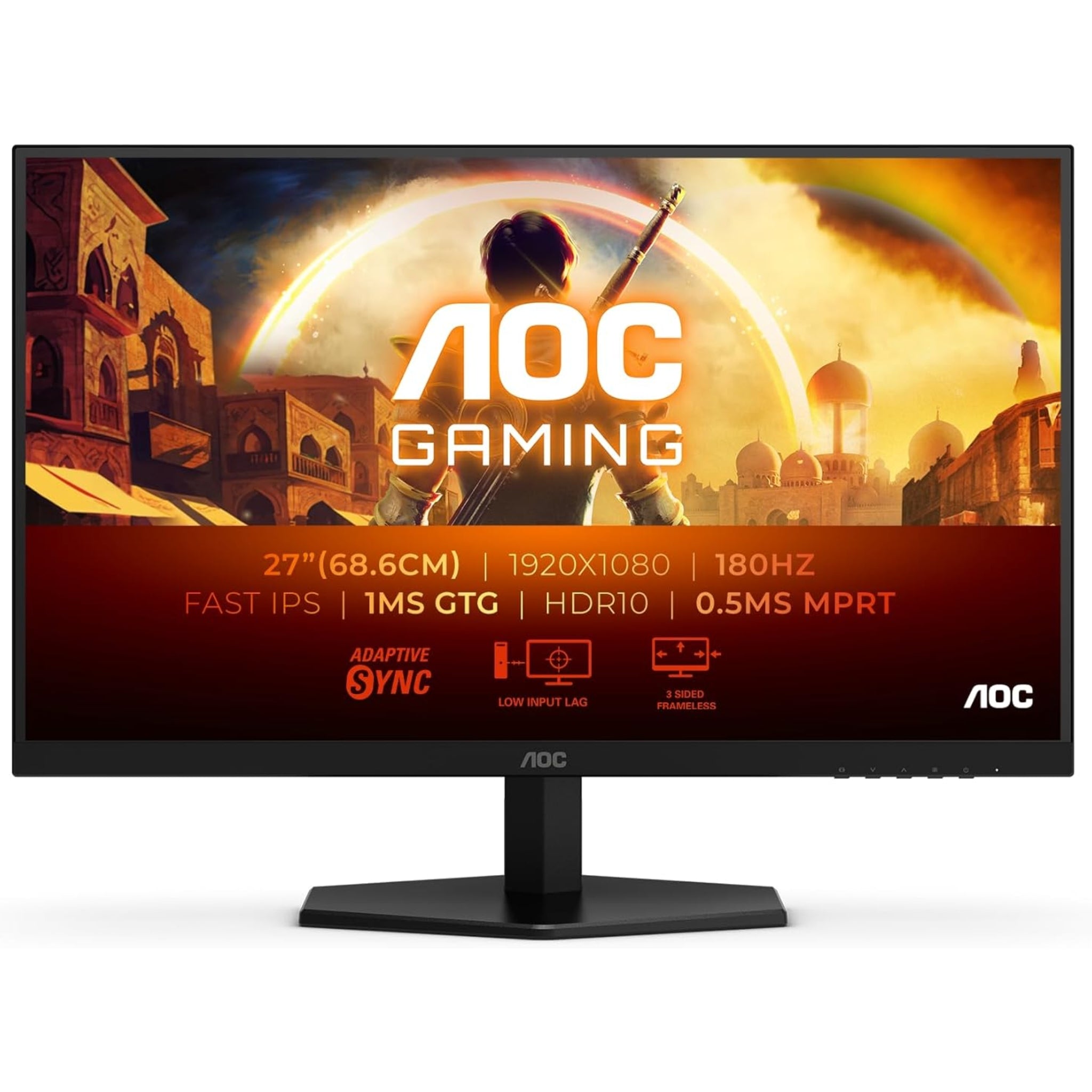 AOC 27G42E 27" Full HD 180 Hz, 1 ms, HDR10 Gaming Monitor