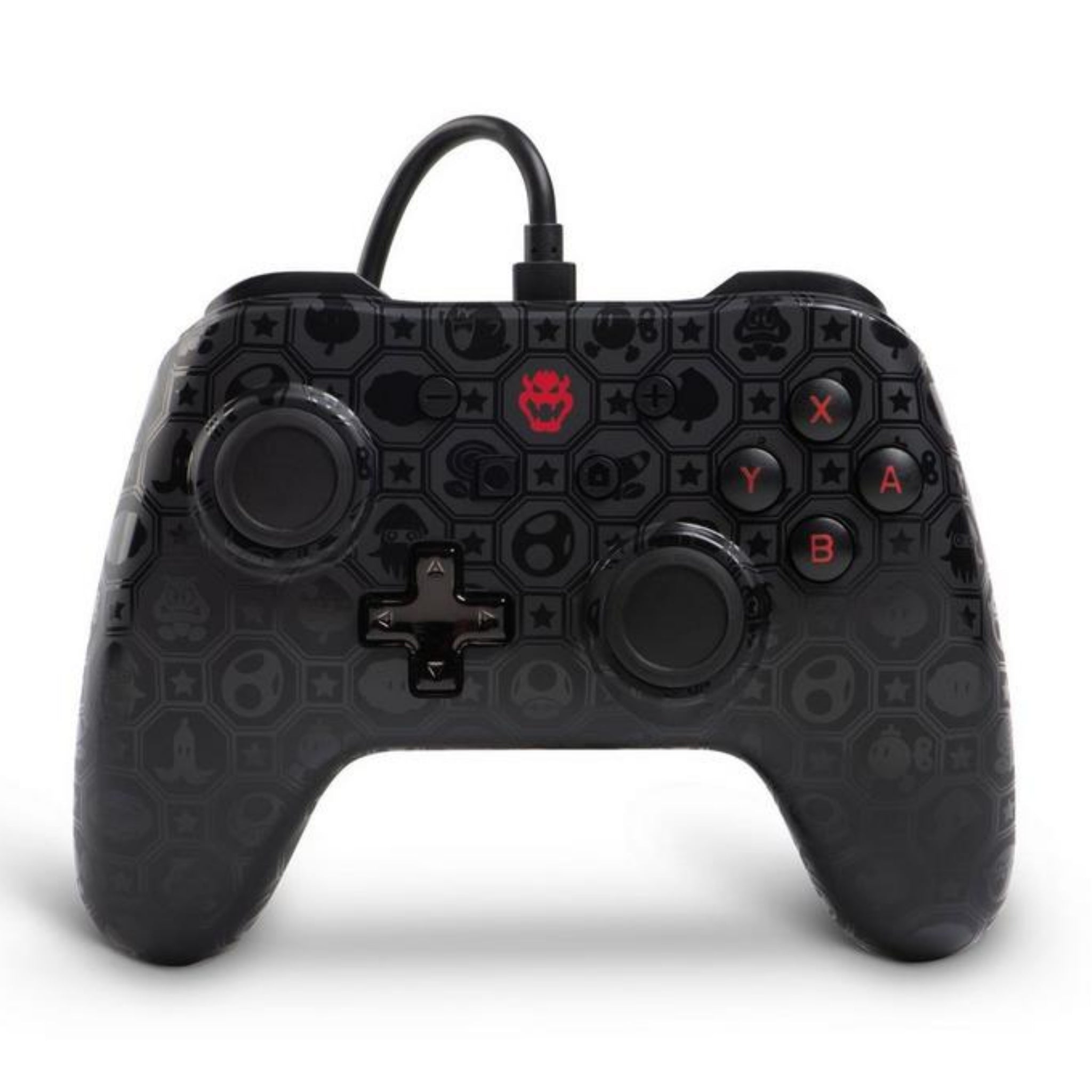 PowerA Super Mario Bros. Bowser Shadow Wired Controller for Nintendo S