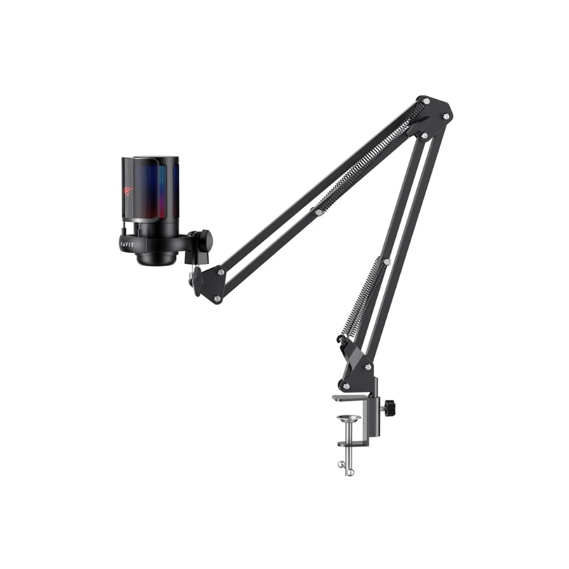 Havit GK50 Pro Series Live Microphone With RGB and Adjustable Arm Stan