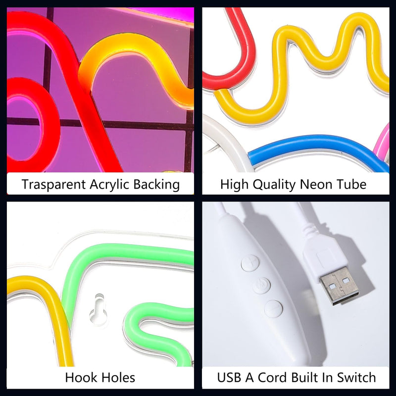 LED Light Neon Sign For Wall Decor 35×32 cm - Game Room